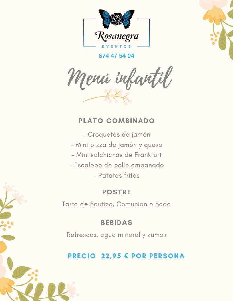 BAUTIZOS, COMUNIONES Y BODAS LOW COST | Rosanegra Eventos